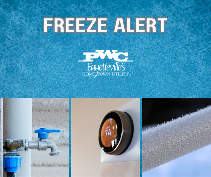 Freeze Alert: Chilly Temps = Higher Bills | FAYPWC.COM : FAYPWC.COM