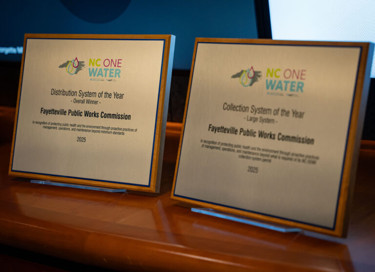PWC Receives Dual Honors at 2025 NC One Water Awards | FAYPWC.COM ...