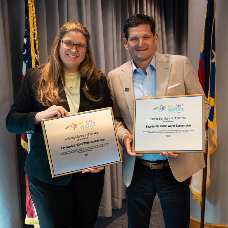 PWC Receives Dual Honors at 2025 NC One Water Awards | FAYPWC.COM ...